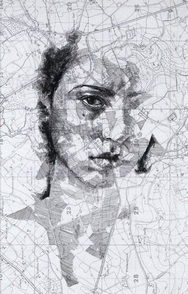 Illustration Ed Fairburn Map Drawings Art Art Design Portraits