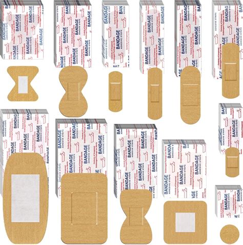 Bbto Assorted Styles Flexible Fabric Adhesive Bandages