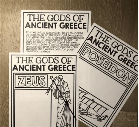 Free Greek Mythology Worksheets And Printables Artofit