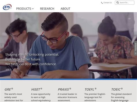 Educational Testing Service Network Website For 9th 10th Grade