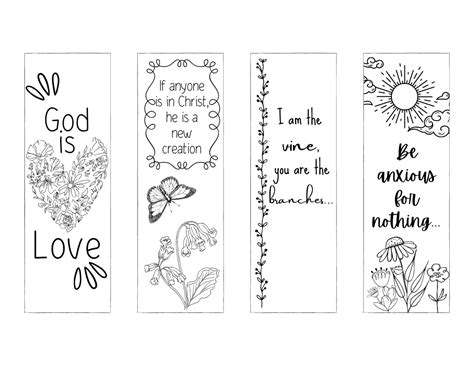 Free Christian Bookmarks To Print And Color Artofit