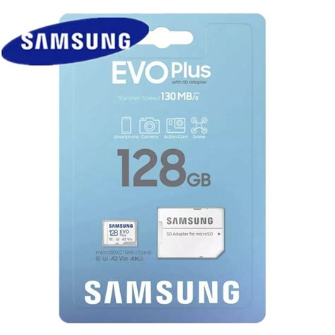 Samsung 512gb 256gb 128gb A2 V30 Memory Card Evo Plus Micro Sd Card