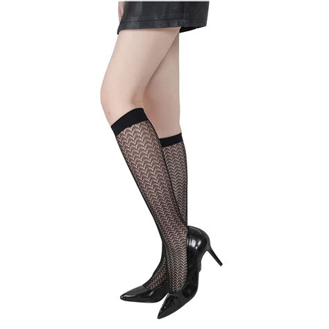 Wreesh Women Fashion Fashion Thigh High Stockings Black Stockings New