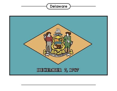 Delaware State Worksheets Maps Symbols Activities Puzzles And More