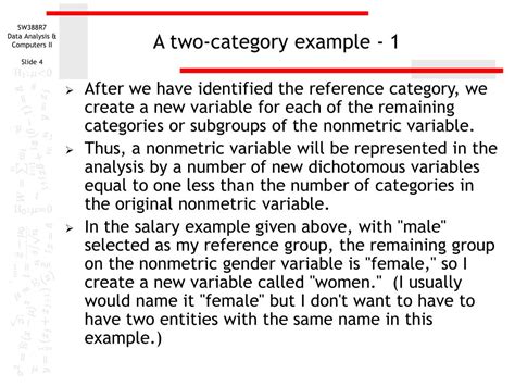 PPT Incorporating Nonmetric Data With Dummy Variables PowerPoint Presentation ID