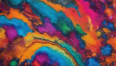 Premium Photo Vibrant Bright Colors Patterns