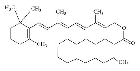Molecular Structure Of Retinyl Palmitate Download Scientific Diagram
