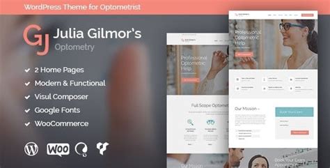 Optometry V133 Optician And Optics Store Medical Wordpress Theme