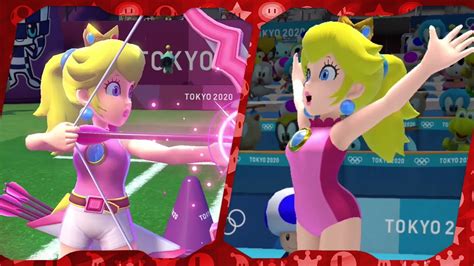 Princess Peach Mario Vs Sonic