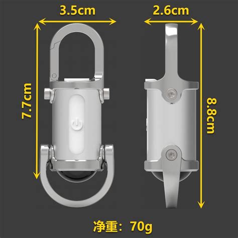 Waterproof Strong Light Flashlight Aluminum Keychain Portable Flashlight Shopee Singapore