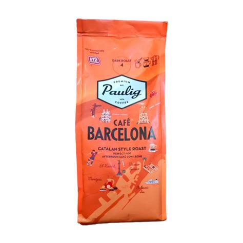 Купить Кофе в зернах Paulig Cafe Barcelona, темной обжарки, 450 гр: в ...