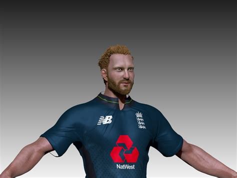 3d Ben Stokes Model Turbosquid 1343833