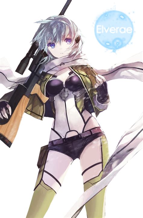 Sinon Ggo Render By Elverae On Deviantart