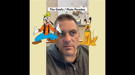The Goofy Pluto Paradox Funnyshorts Comedy Disney Goofy Pluto