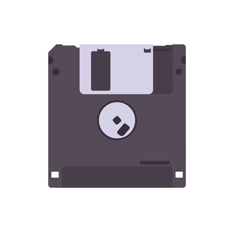 Floppy Disk Flat Illustration Clean Icon Design Element On Isolated White Background