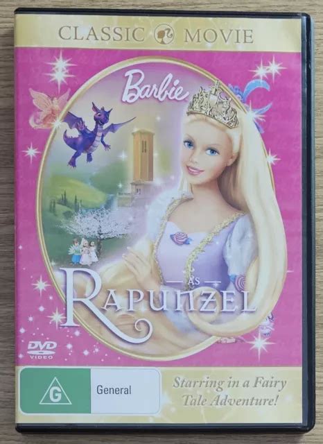 Barbie As Rapunzel ~ Dvd ~ Region 2 4 ~ Pal ~ Free Postage £11 65