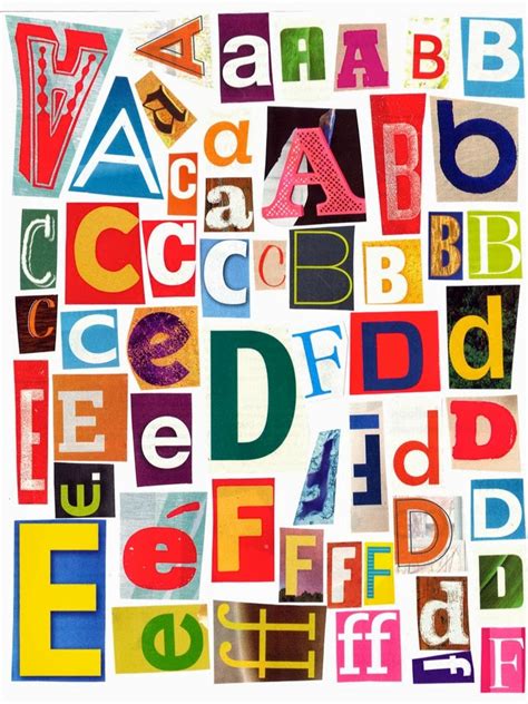 Printable Magazine Letters Printable Letters To Cut Out