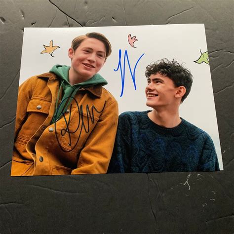 Joe Locke And Kit Connor Signed Heartstopper Lgbtq 8x10 Photo Etsy
