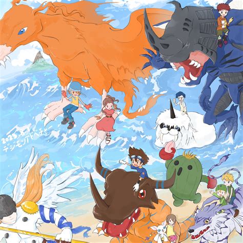 Yagami Hikari Yagami Taichi Tachikawa Mimi Tailmon Takaishi Takeru And 11 More Digimon And