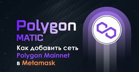 Как добавить сеть Polygon Mainnet в Metamask Teletype