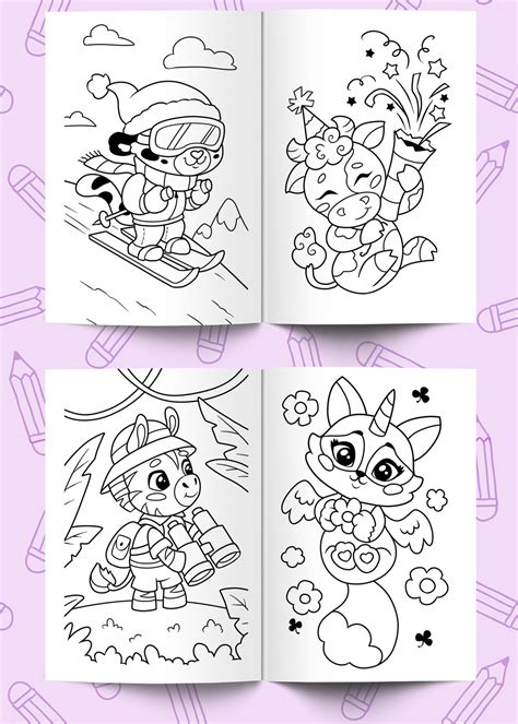Сuties Coloring Pages On Behance