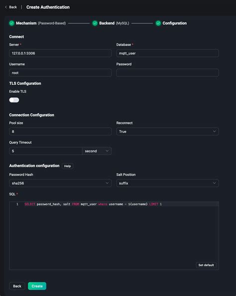 Authentication Emqx Docs