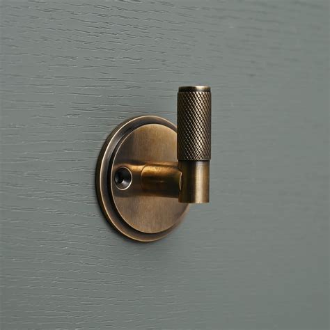 Luxe Knurled Round Solid Brass Door Knobs Yester Home