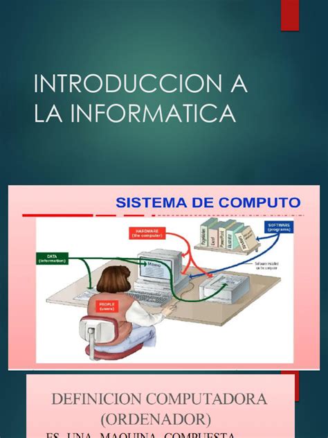 Tema 1 Introduccion A La Informatica Pdf Hardware De La Computadora Periférico