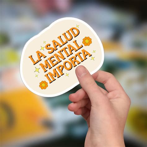 La Salud Mental Sticker La Salud Mental Mental Health Etsy