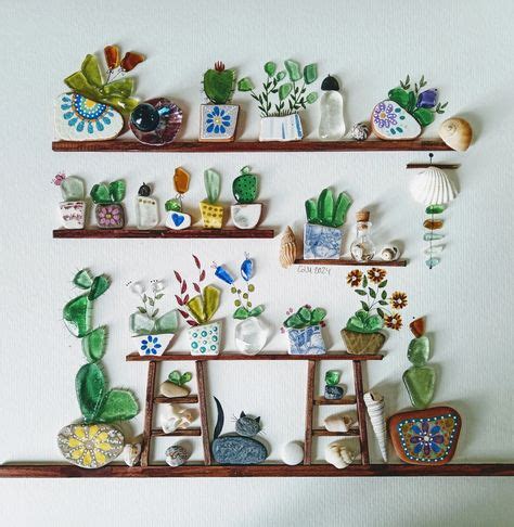 Sea Glass Window Art
