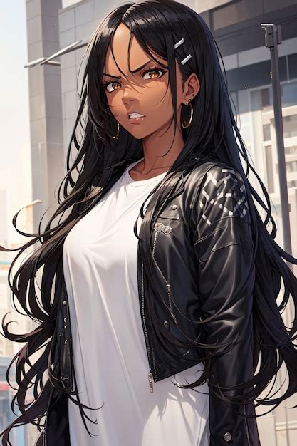 Premium Ai Image A Girl With Glasses And A Jacket