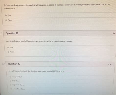 Solved An Increase In Government Spending Will Cause An