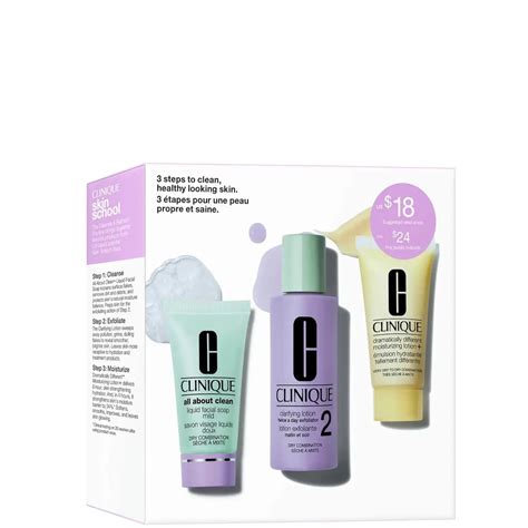 Clinique 3 Step Skin Care Kit Skin Type 2 4oz3ct Ulta Beauty