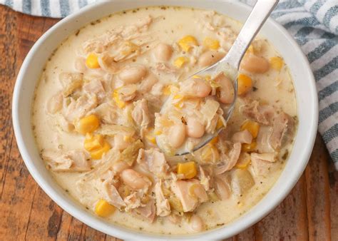 White Chicken Chili With Corn Vegetable Recipes