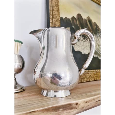 Antique Christofle Silver Milk Pitcher From Grand Hotel Paris Chairish