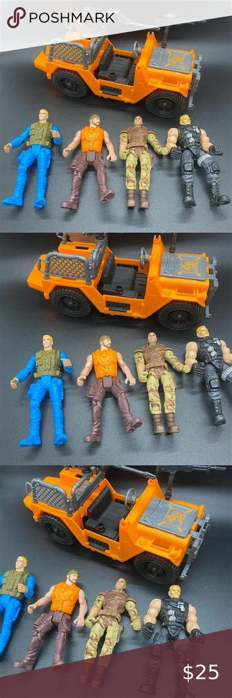 Vintageretro 90s Action Figures And Combat Vehicle Lanard Corp Mix Lot