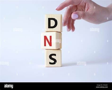 Dns Domain Name Server Consumer Price Index Symbol Concept Word Dns On Wooden Cubes Dns Domain Name Server Consumer Price Index Symbol Concept Word Dns On Wooden Cubes