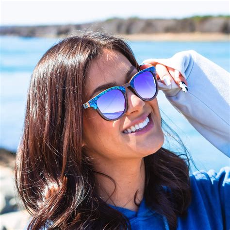 Seashell Sunglasses Abalone And Wood Sunglasses