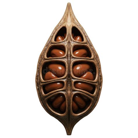 A Digitally Rendered Image Of A Symmetrical Pod Like Structure With A