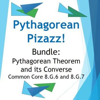Pythagorean Theorem Converse Bundle G Activities Pythagorean Theorem Theorems Math