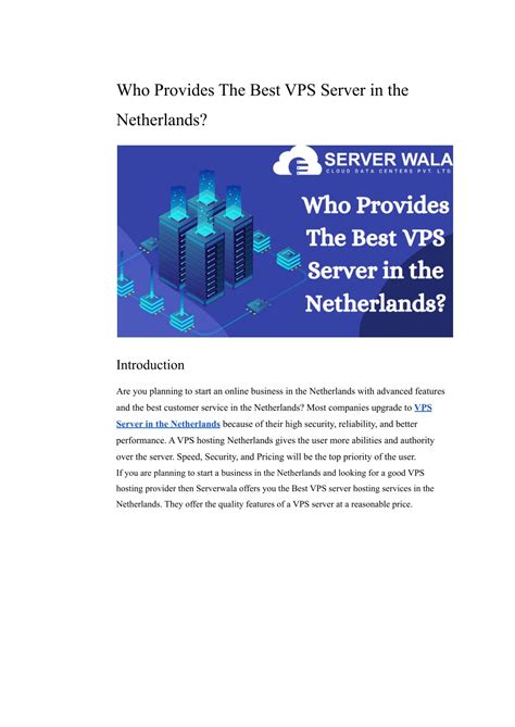 Ppt Who Provides The Best Vps Server In The Netherlands Powerpoint