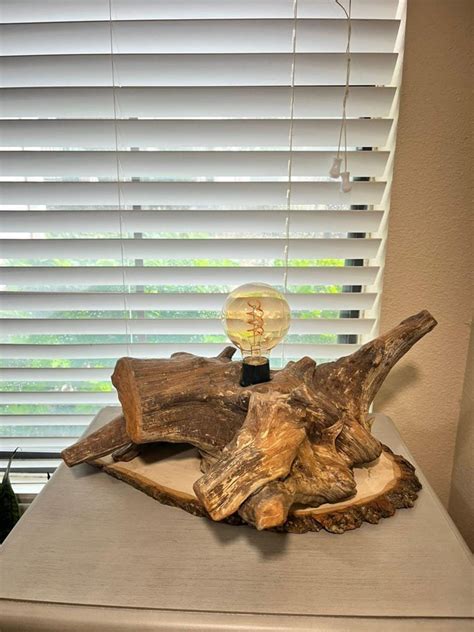 Handcrafted Tree Root Lamp Unique And Natural Design Etsy