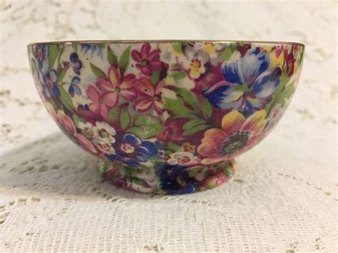 Royal Winton Summertime Chintz Open Sugar Bowl 1847949322
