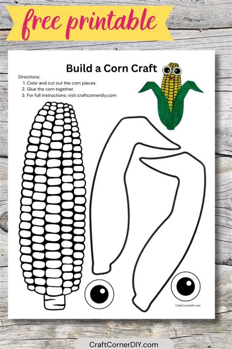 Corn Template Free Printable Artofit