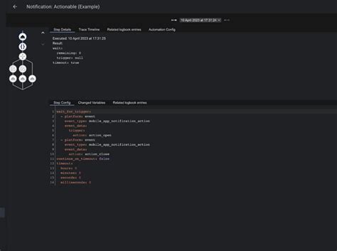 Unable To Setup Actionable Notifications In 1 Automation Specifically Template Variable In
