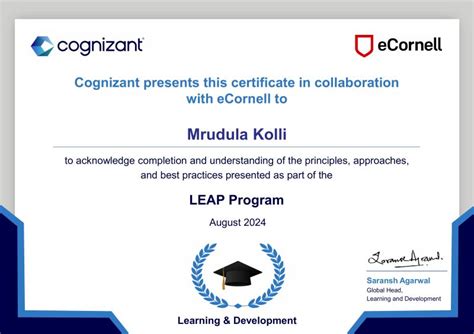 Mrudula K On Linkedin Leadership Learninganddevelopment Ecornell