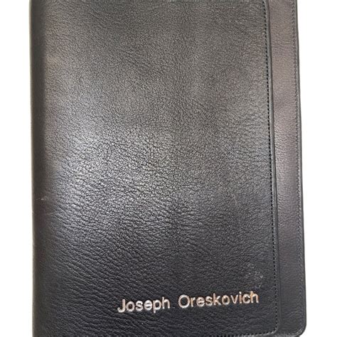 Sermon Notebook Leather Pastor Notebook Sermon Binder Minister T Preacher T 3 Ring