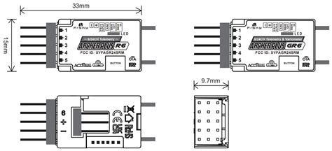 Frsky Archer Plus R6 Gr6 Receiver Instruction Manual