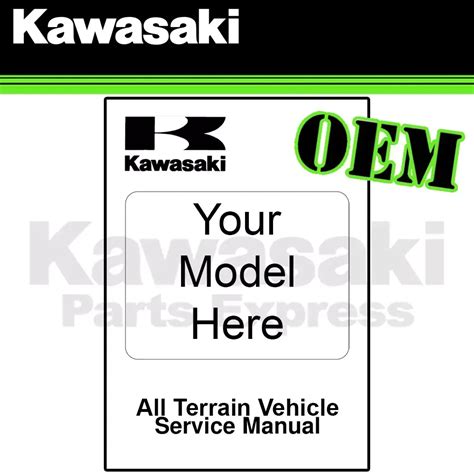 New 2007 2020 Genuine Kawasaki Kfx50 Ksf50b Service Manual 99924 1370 10