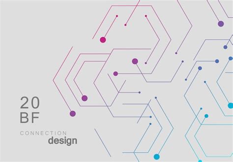 Premium Vector Circle Abstract Connect With Connecting Dots And Lines